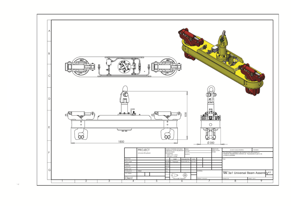 UB02 UNIVERSAL LIFTING BEAM - Thomsonrail